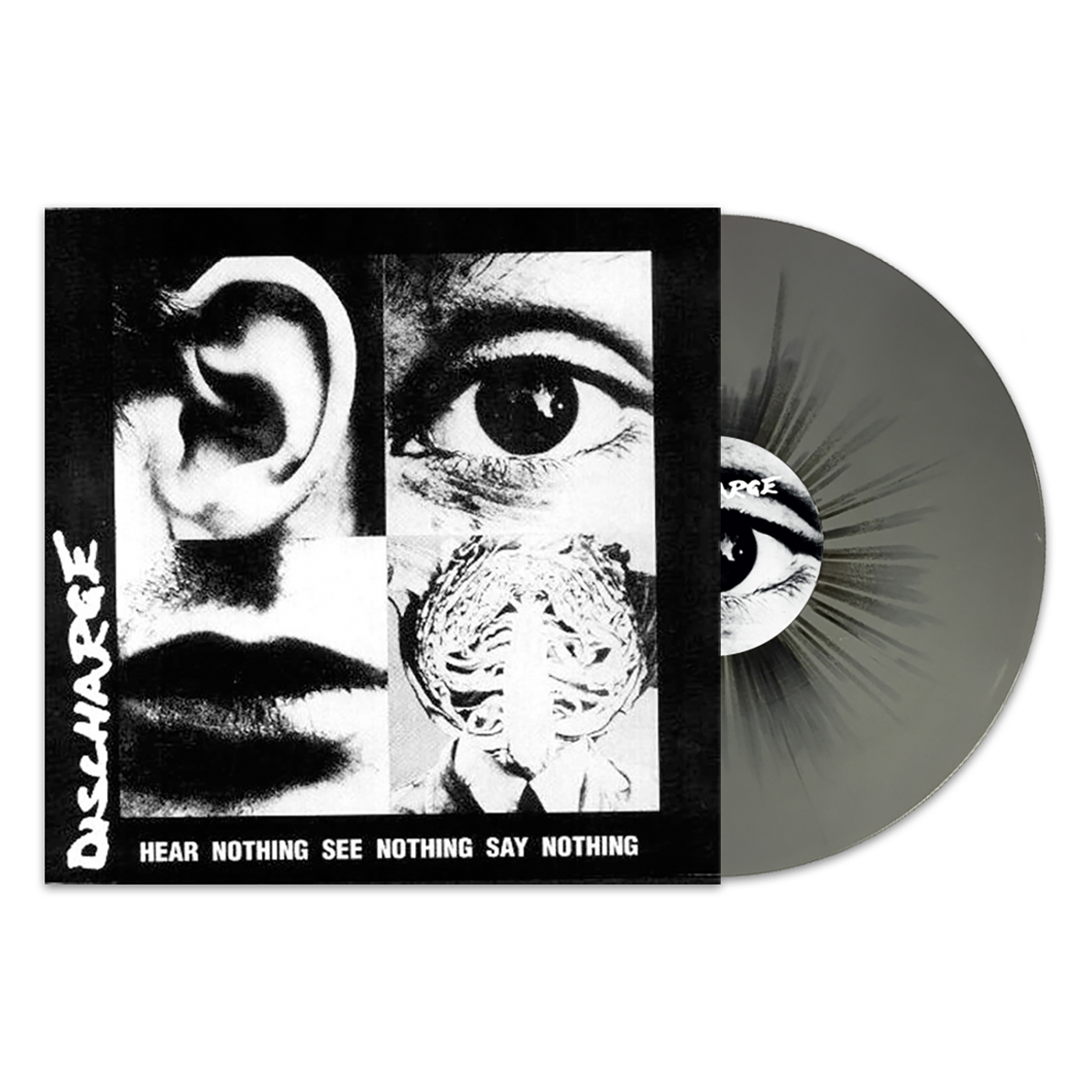 Discharge - Hear Nothing See Nothing Say Nothing (clear/black Splatter ...